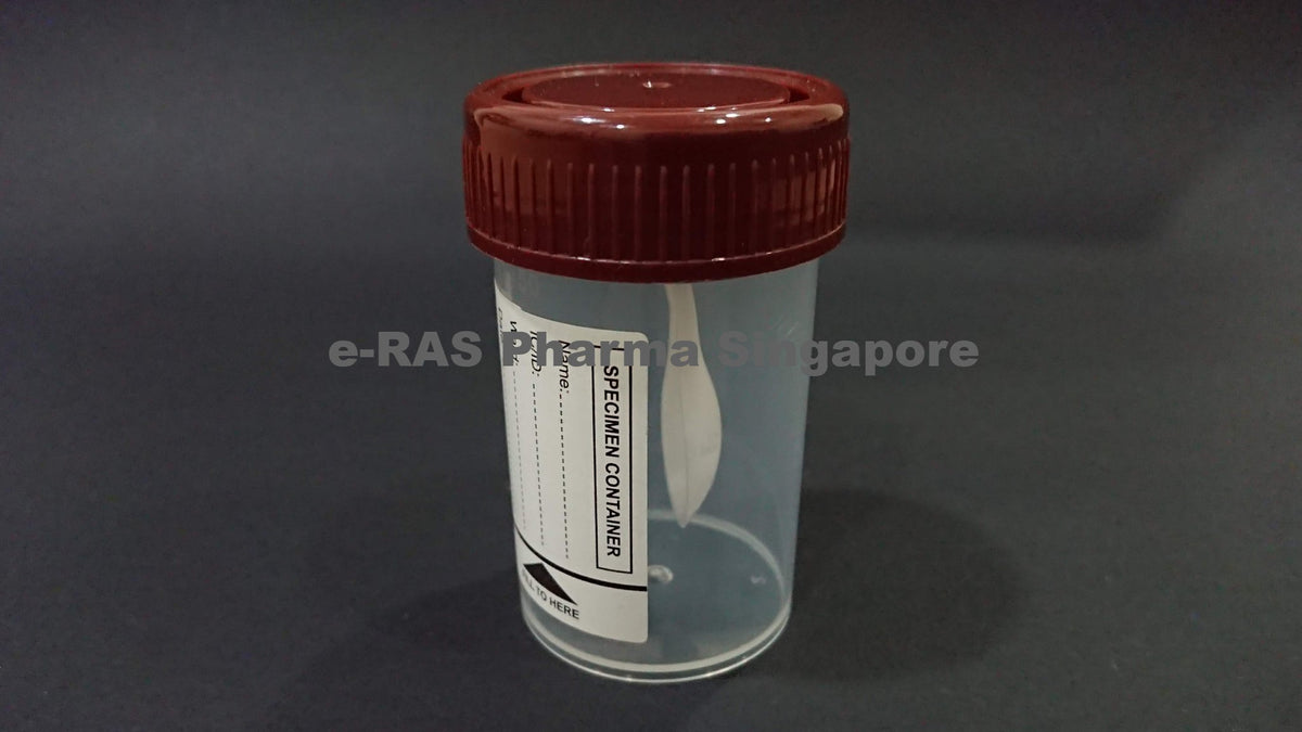 Stool Specimen Container with Scoop (60ml)